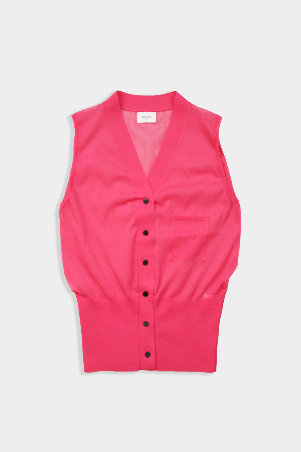 【3/1】High-gauge Sheer Knit Vest (WK125-LVE02) – the-knitbar.com